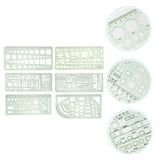 GETAJGHSD 6Pcs Green Plastic Ruler for Fractional Measurement and ...