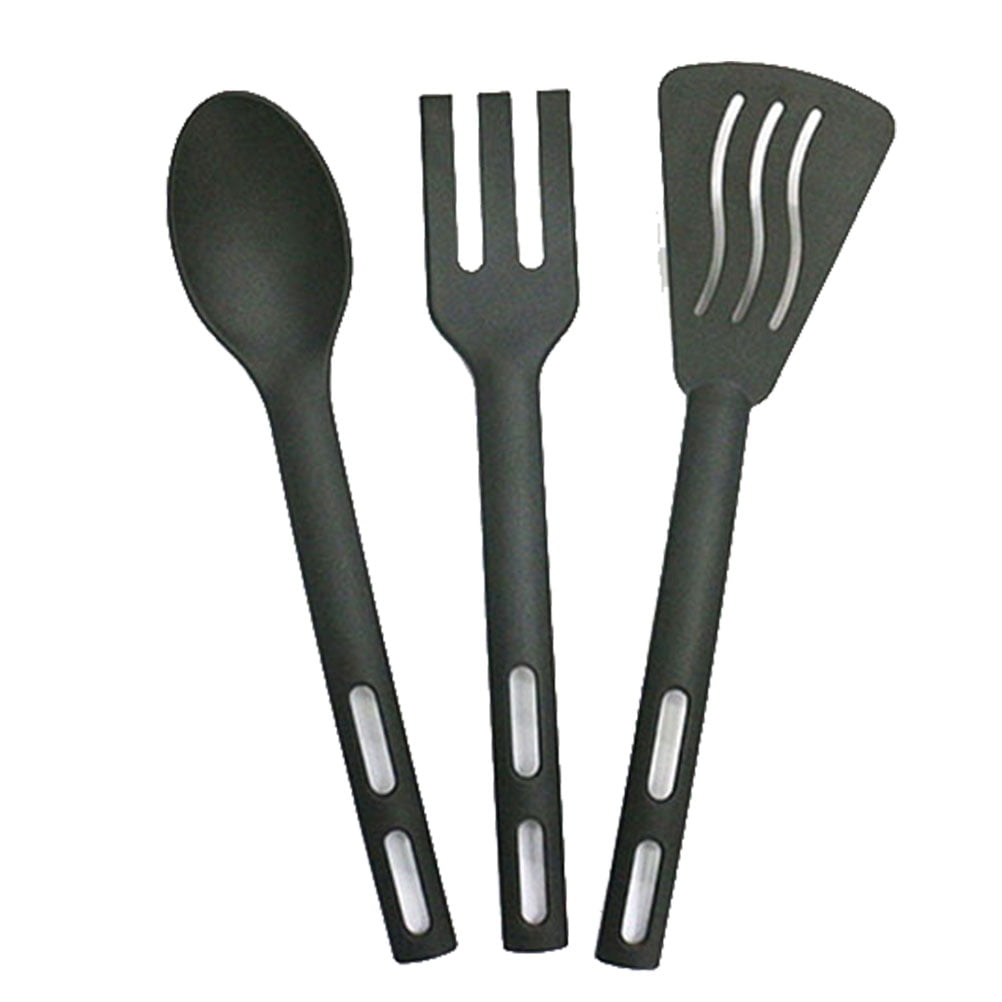 GETAJGHSD 9Pieces Kids Kitchen Utensils Black Hollow Design Compact ...