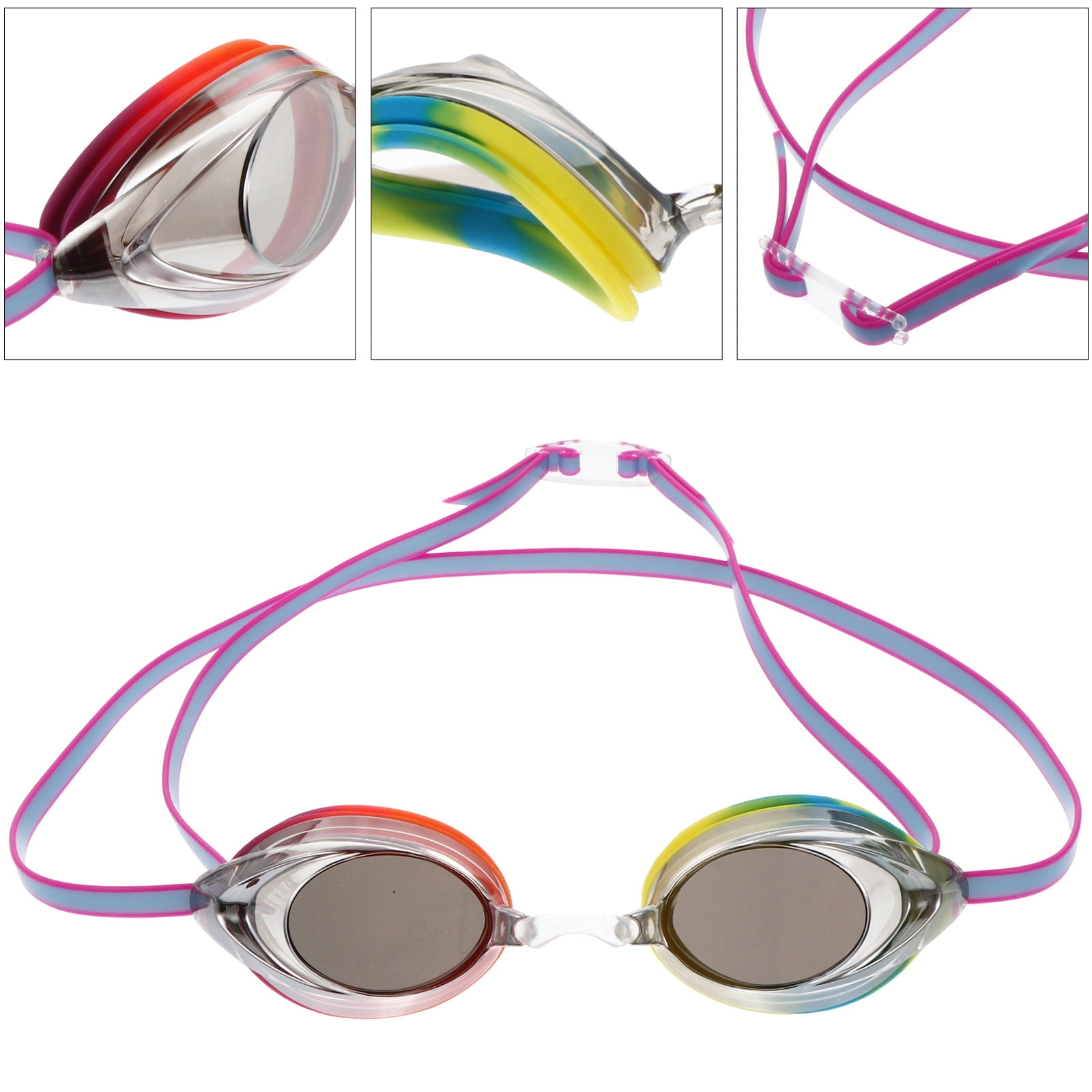 GETAJGHSD Assorted Color Swimming Goggles for Adults with ...