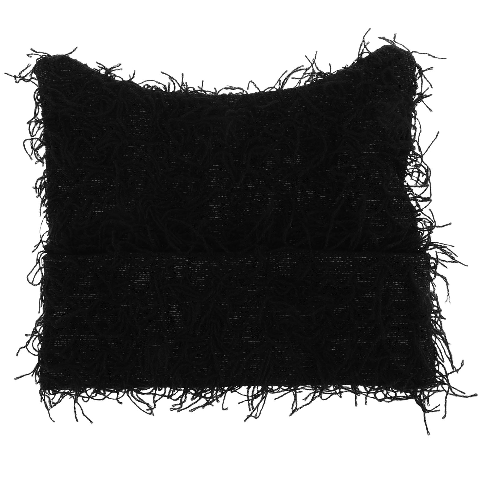 GETAJGHSD Black Thick Warm Knit Cat Beanie with Windproof Design for ...