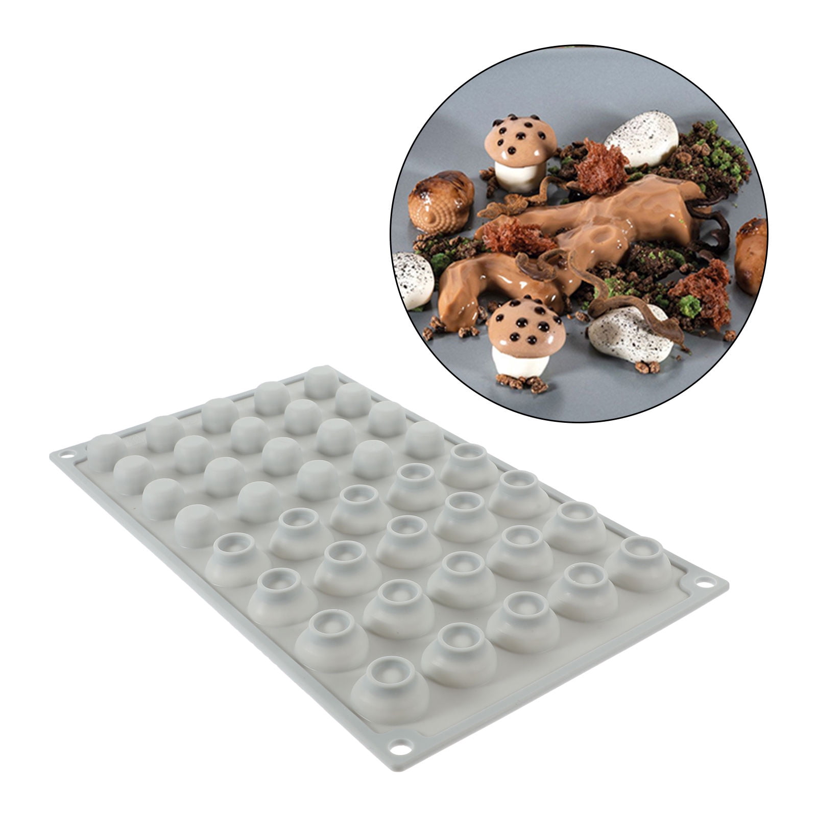 GETAJGHSD Candy Making Mold Flexible Silicone Mould Grey 1Pack ...