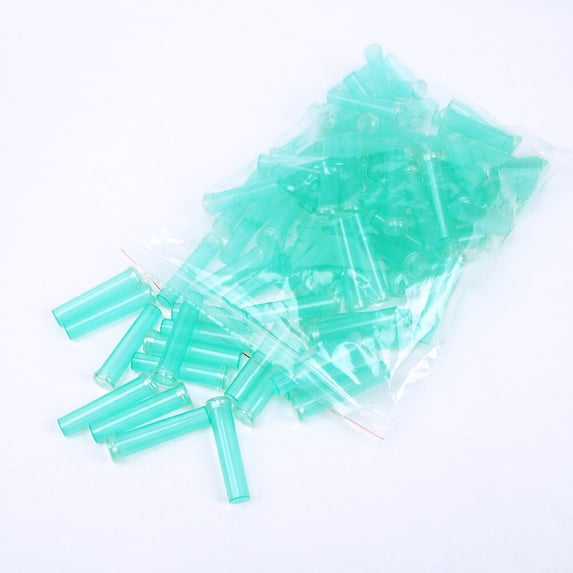 GETAJGHSD Cylindrical Sky Blue Floral Water Tubes 100Pcs for Test Tubes ...