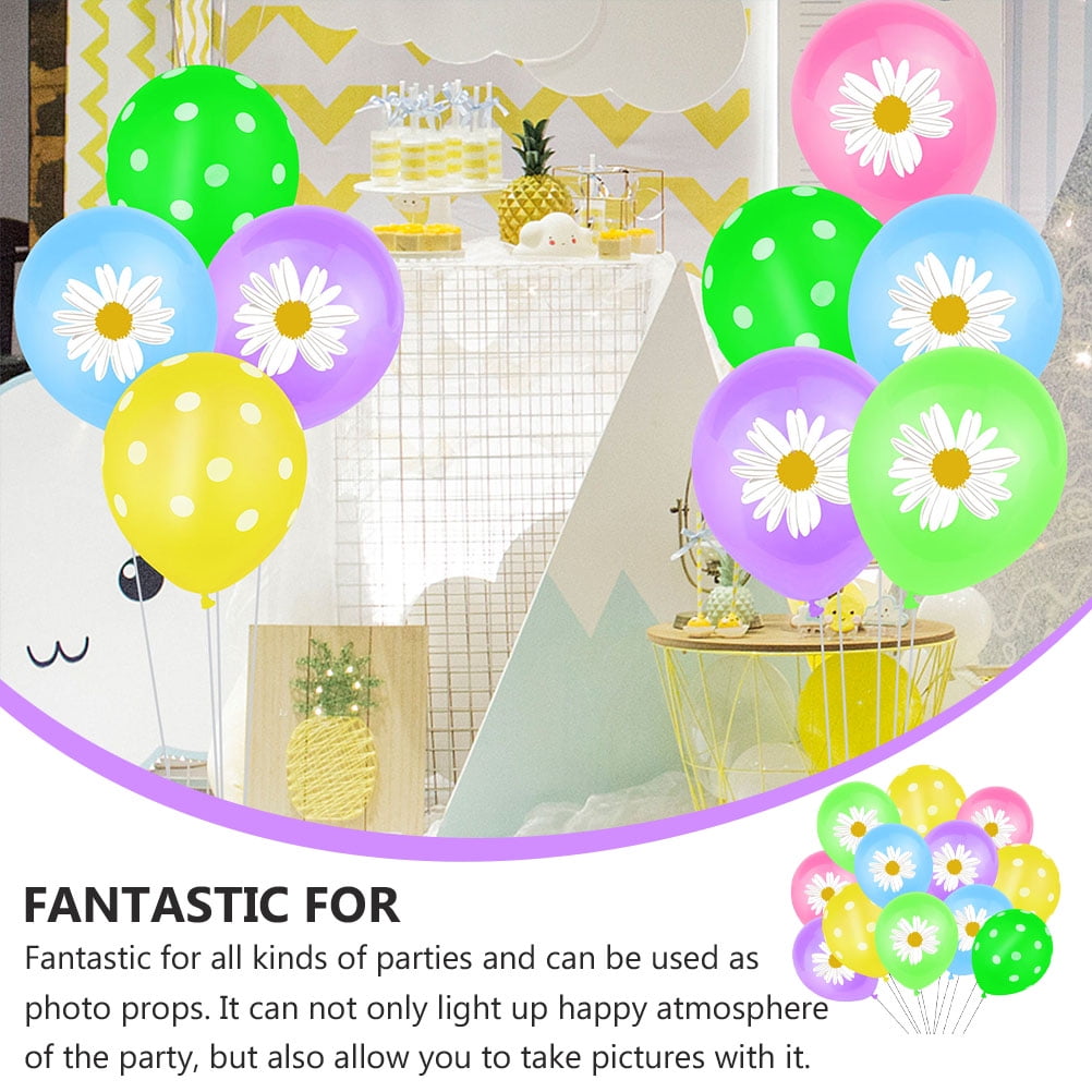 GETAJGHSD Festival Latex Balloon Set 62Pcs Multi Colored Round for ...