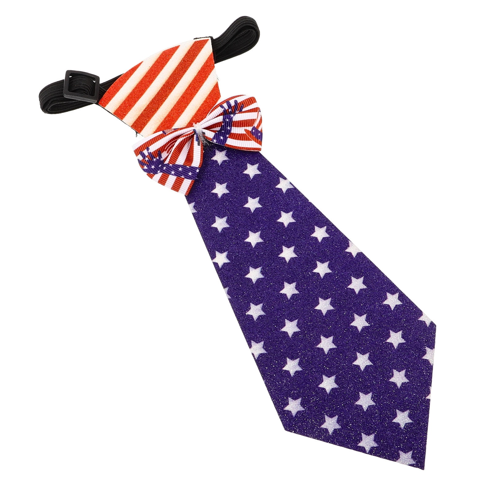 GETAJGHSD Festive Independence Day Tie Decorative Necktie Reusable ...