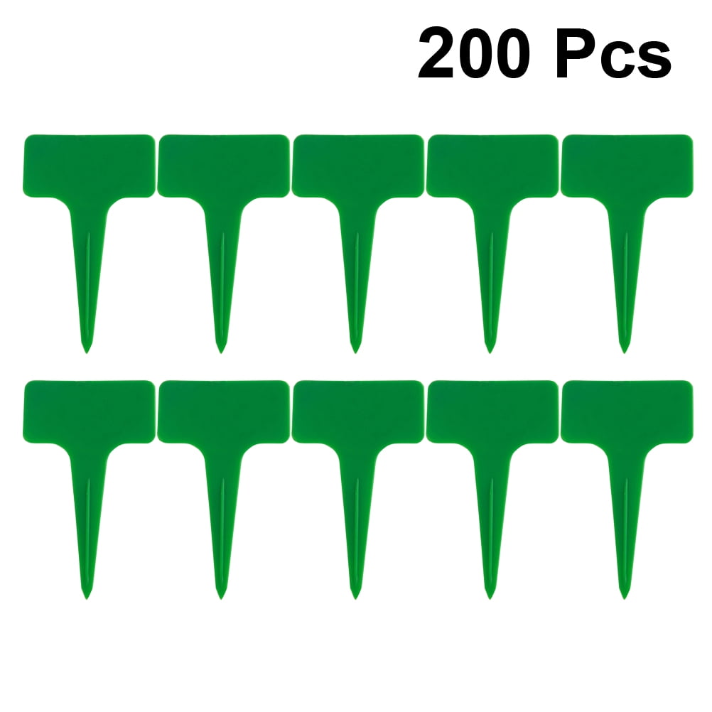 GETAJGHSD Gardeners 200Set T Shaped Plastic Insert Sheets For Plants ...