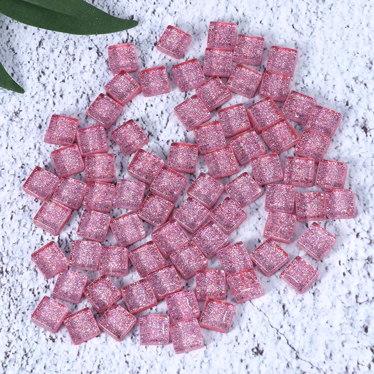 GETAJGHSD Glass Craft Tiles Design for Kids Handmaking Activities Pink ...