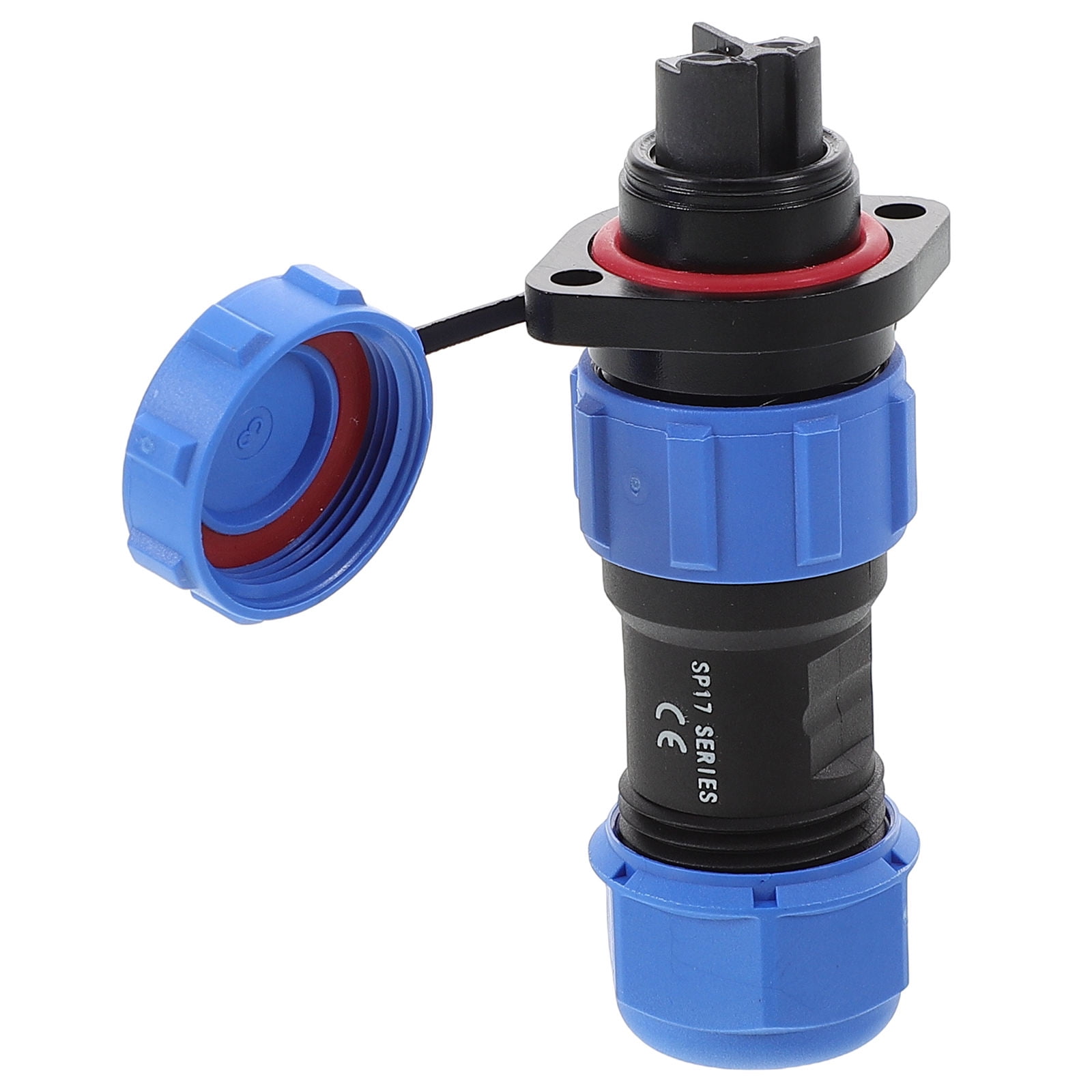 GETAJGHSD IP68 Panel Mount Aviation Connector Blue 2 Pin Circular ...