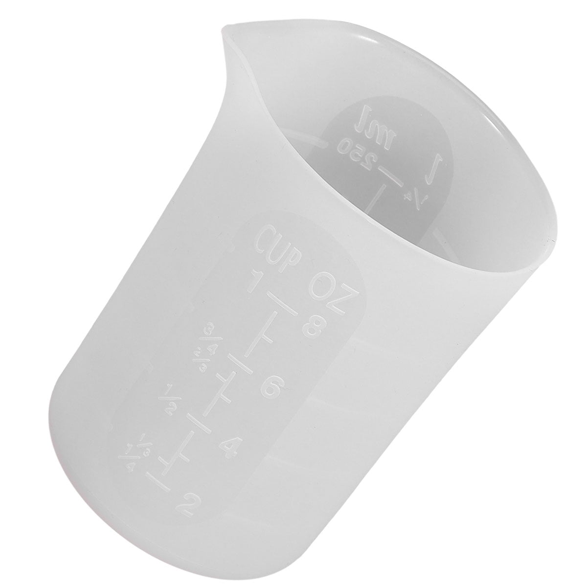 GETAJGHSD Mini Measuring Jug for Cooking 1Set 250ml White Transparent ...