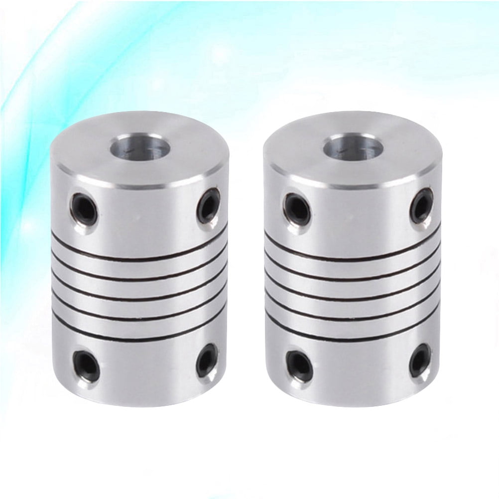 GETAJGHSD Motor Guide Shaft Coupler 2Pack Stepper Motor Encoder Silver ...