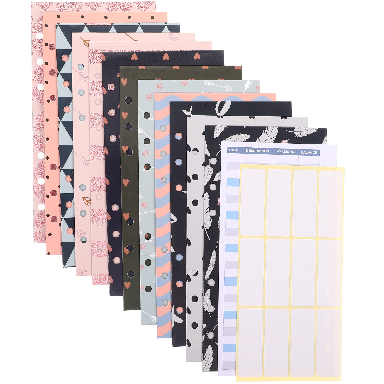 GETAJGHSD PVC Money Envelopes 1Set Assorted Color For Individuals And ...