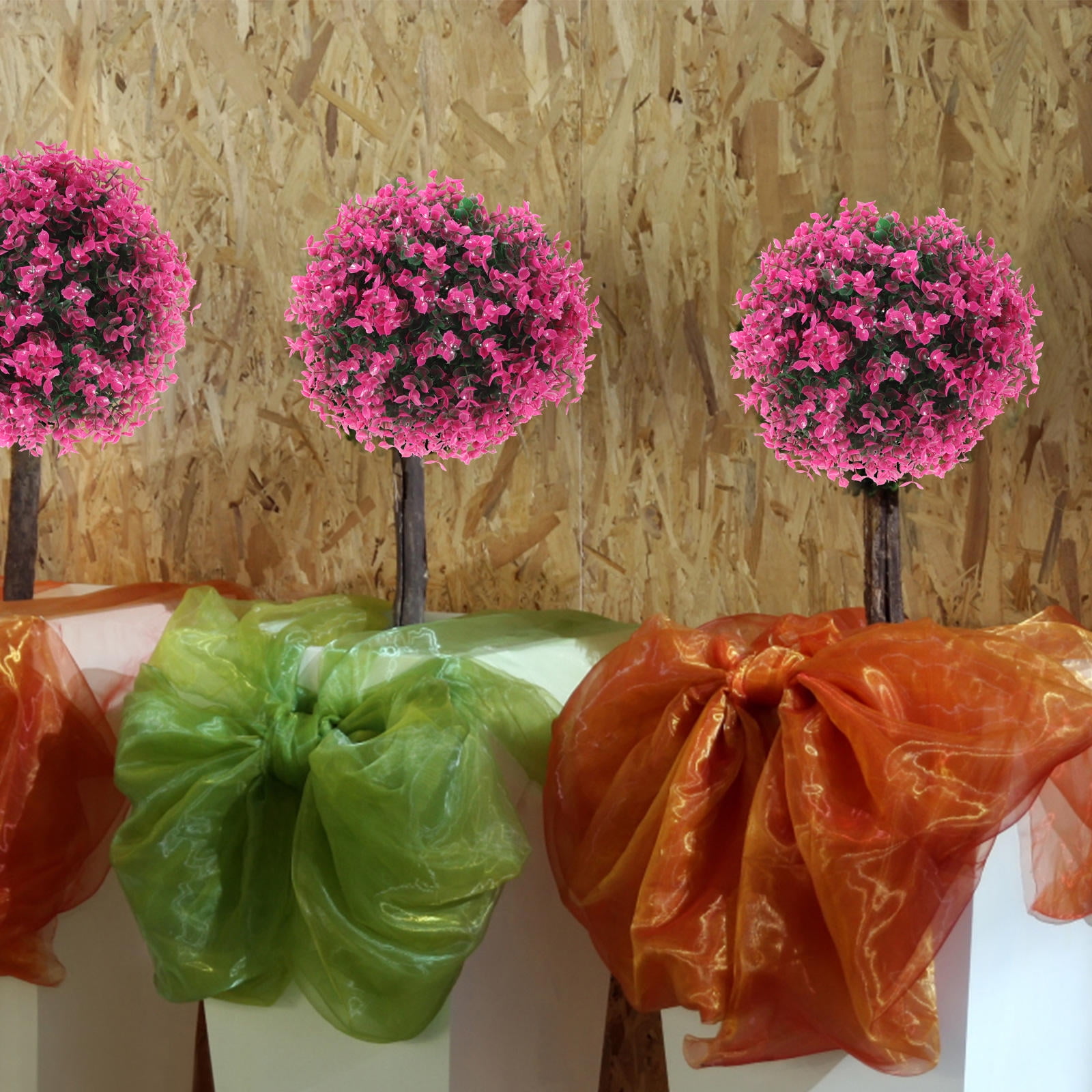 GETAJGHSD Purple Simulation Plant Topiary Ball Hanging Ornament for ...