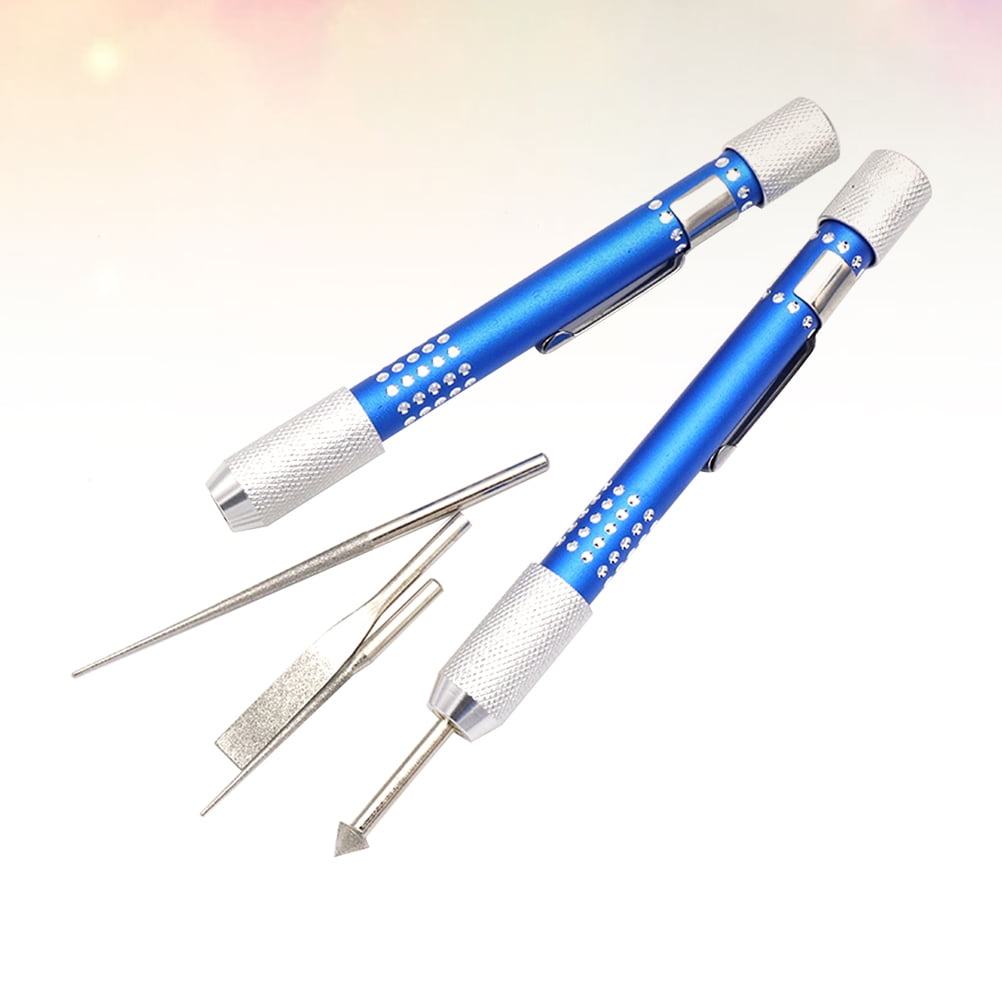 GETAJGHSD Ring Engraving Kit 1 Set Polishing Set Blue for Jewelry Making DIY Projects Long Point ...