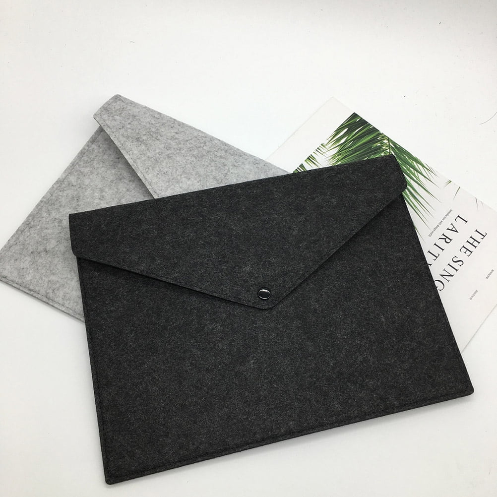 GETAJGHSD School File Folder 1Pcs Black Felt File Folder For Students ...