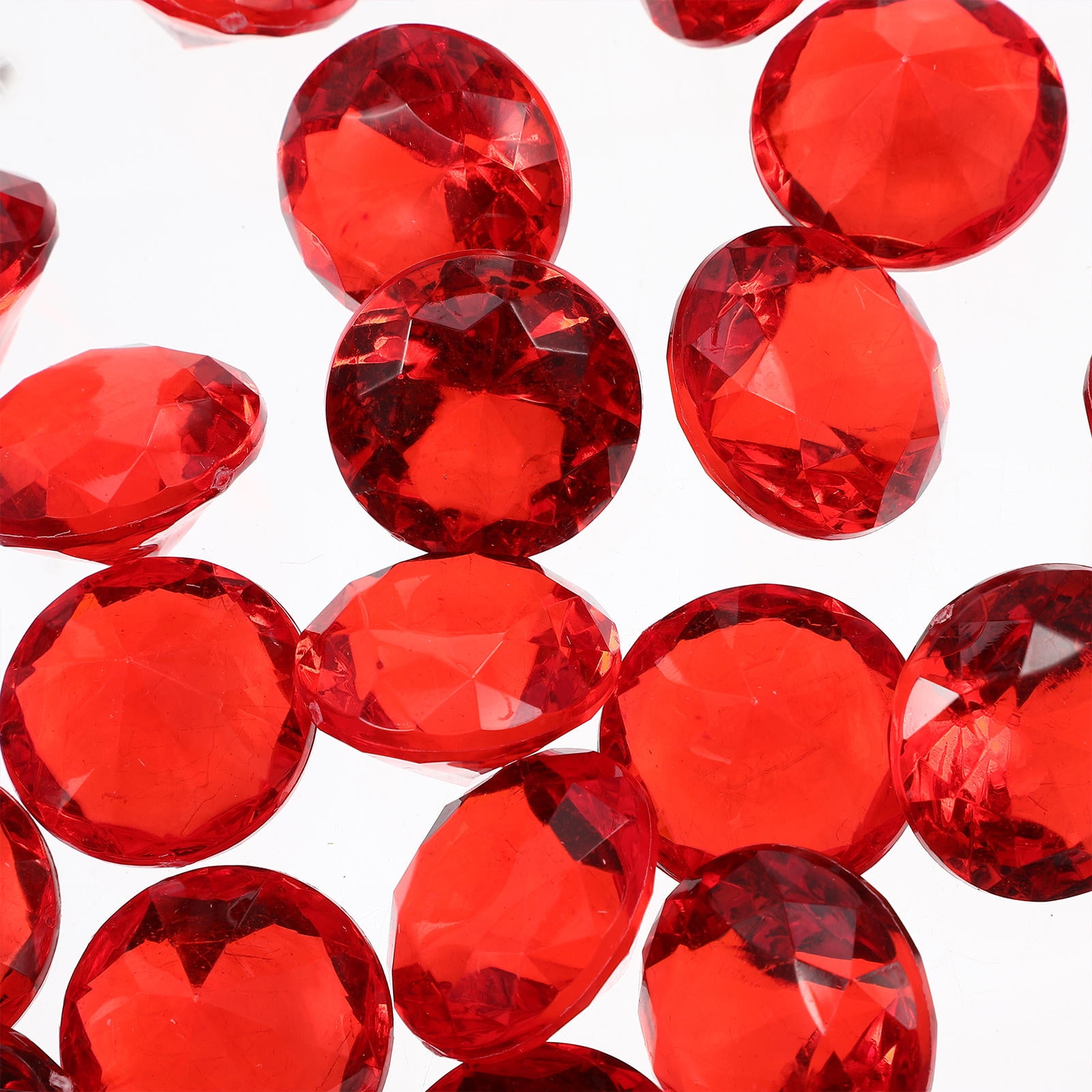 GETAJGHSD Wear Resistant Red Plastic Vase Filling Gems for Decorative ...