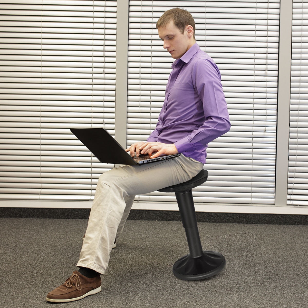 GETHFS Height Adjustable Wobble Chair – Active Learning Stool for Kids ...