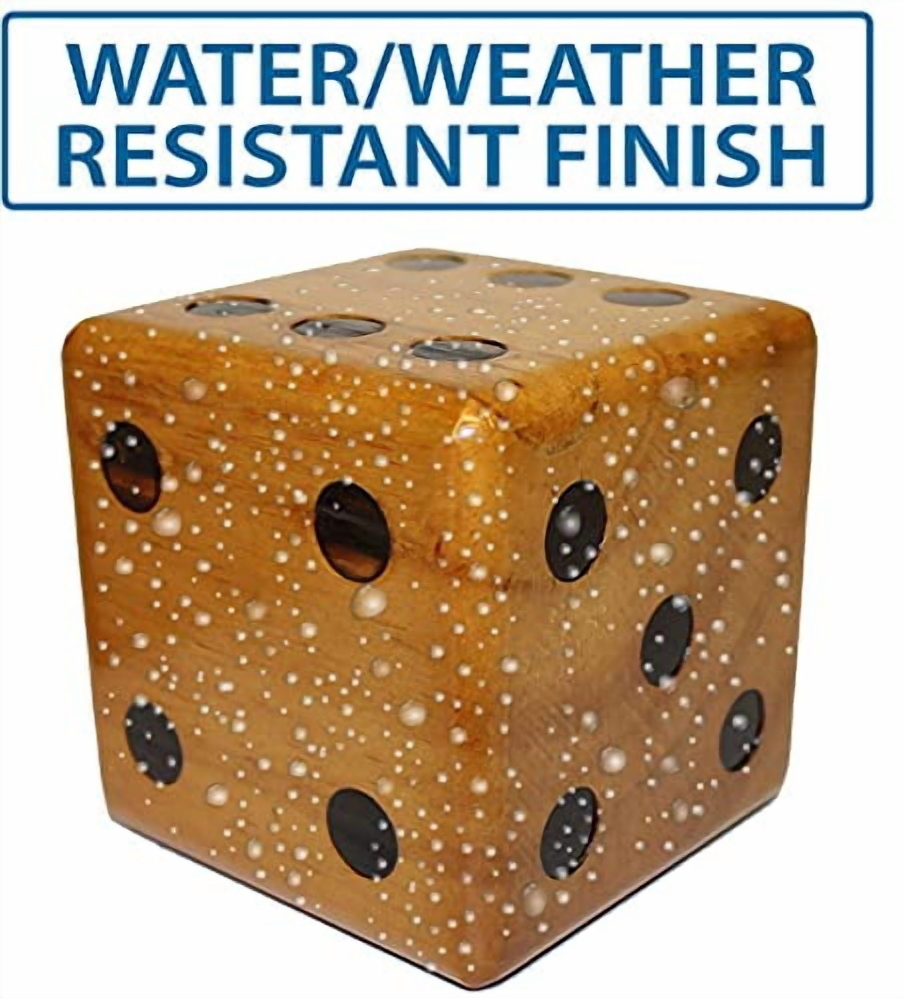 GETMOVIN Sports Stained Yardzee and Yard Farkle Dice Set (All Weather ...