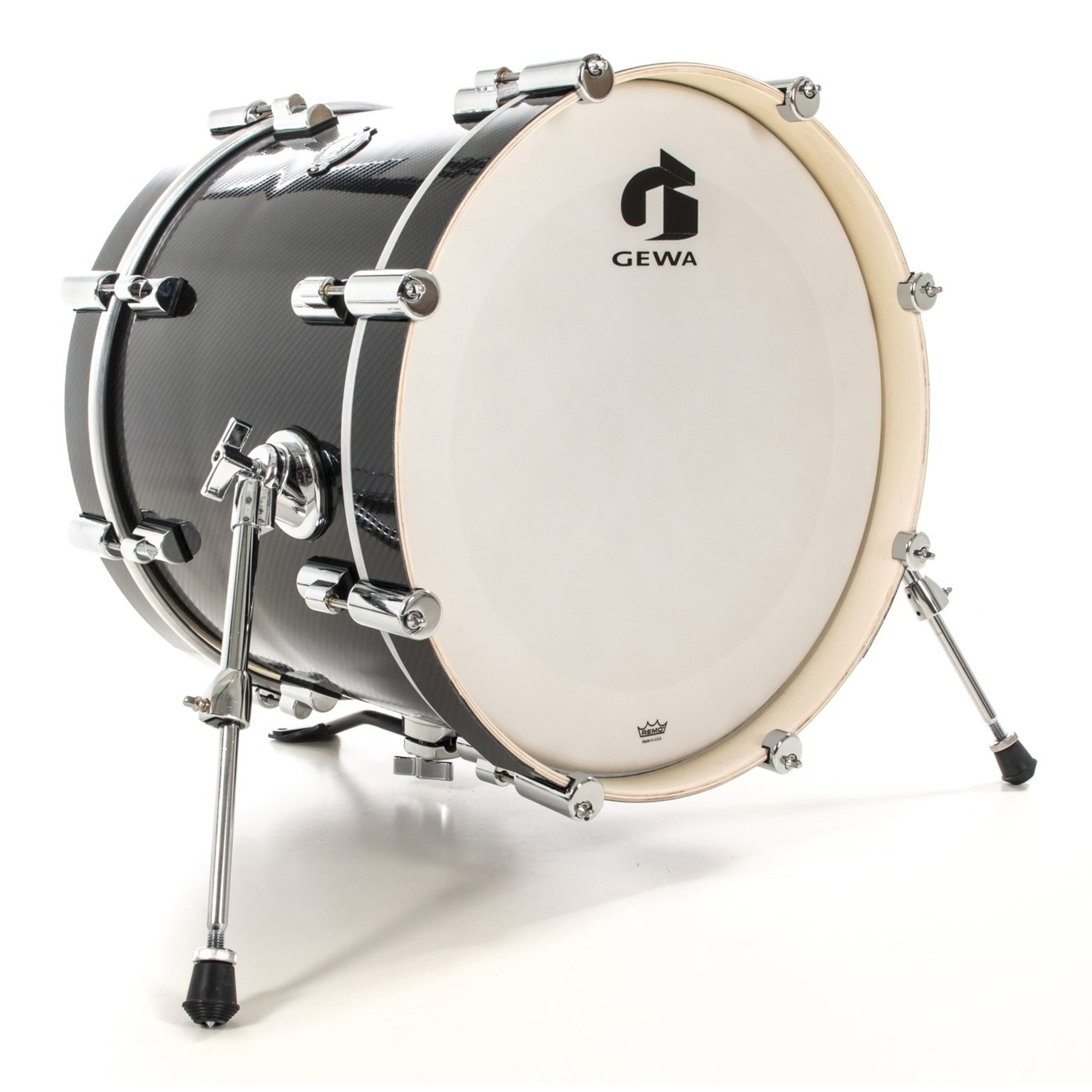GEWA GD839.481, 18" x 14" E-Drum Shell Kick Drum Carbon EKD-18-C ...