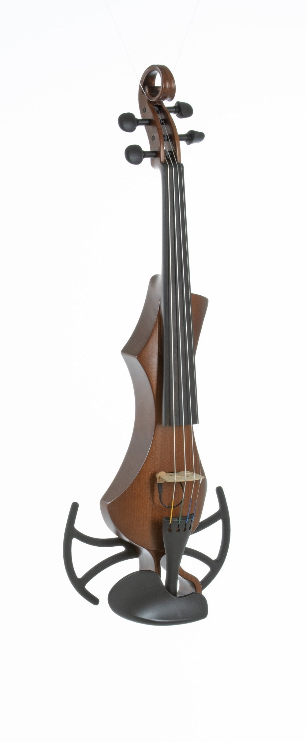 GEWA Novita 3.0 Electric Violin - Golden Brown w/ Universal Shoulder ...