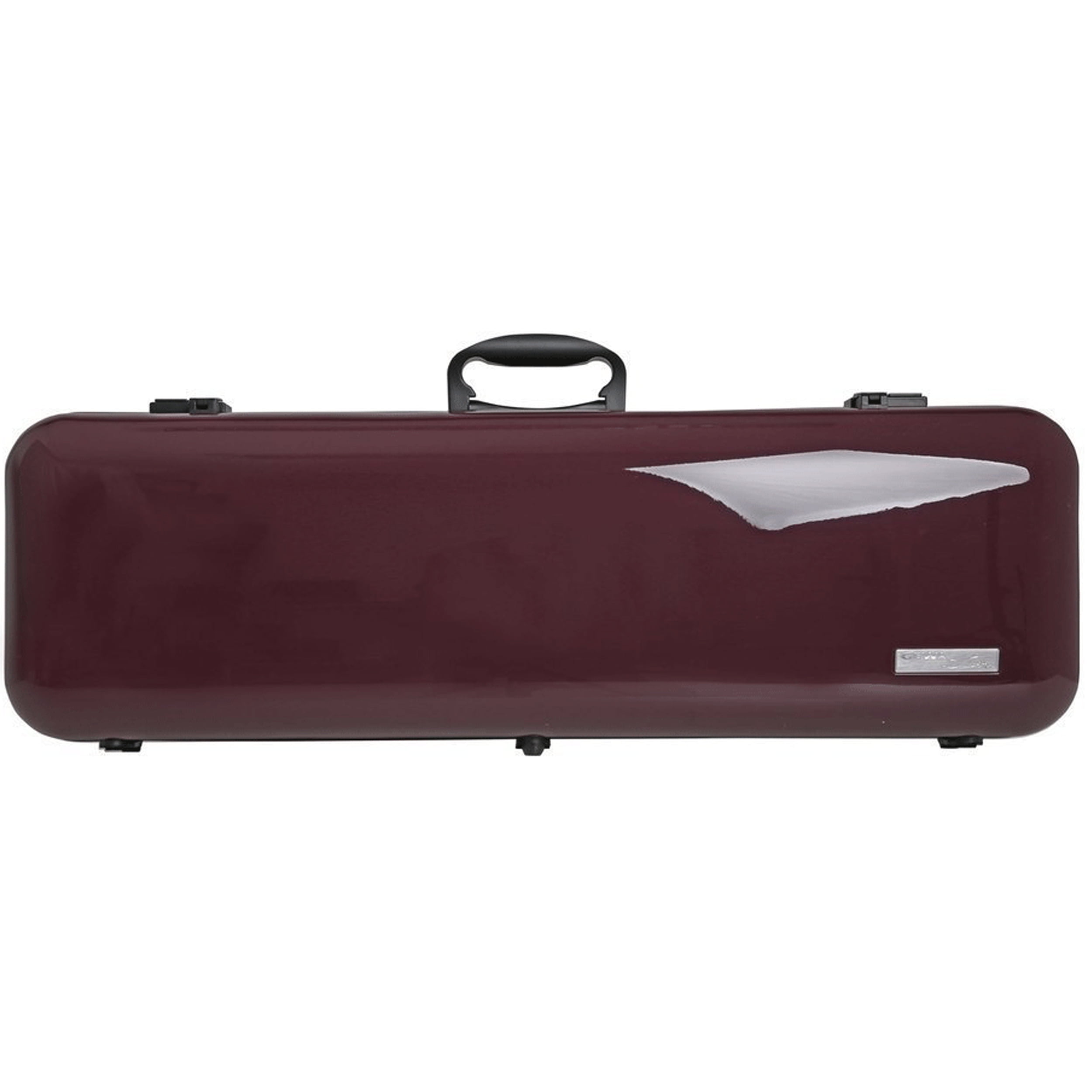 GEWA Violin Case, Air 2.1, Oblong, 4/4, Purple/Black, High Gloss w ...