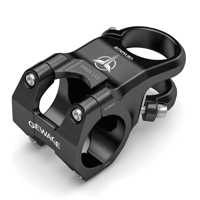GEWAGE 31.8 Bike Stem, Short Handlebar -8 Degree, For MTB, BMX, Road ...