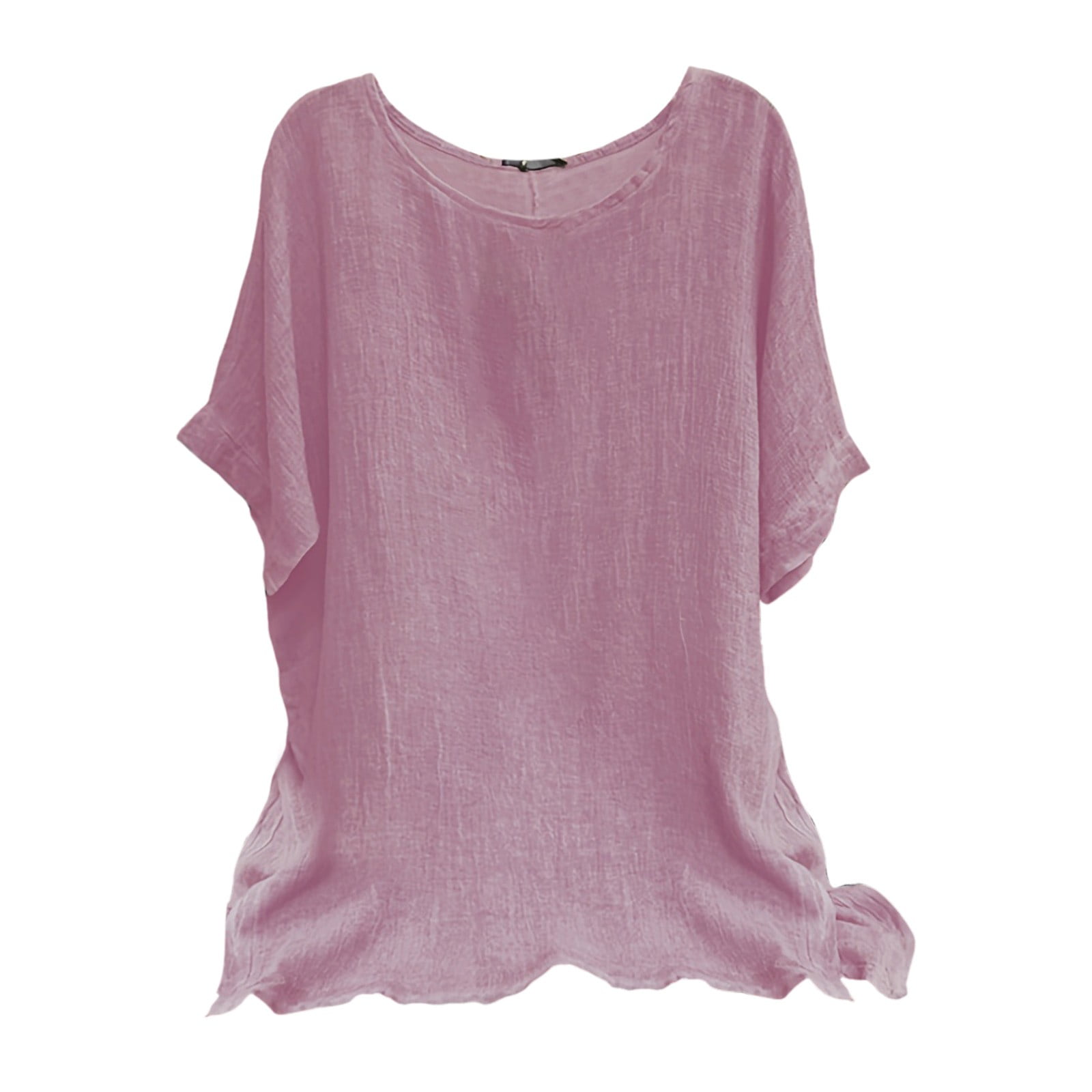 GEWSEY Linen Shirt for Women 2025 Cotton Summer Tops Trendy Short ...