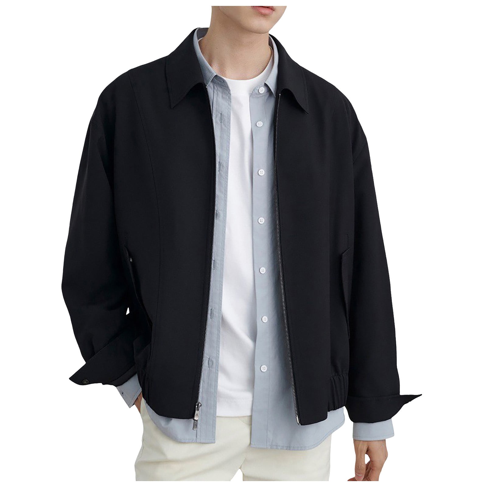 GEWSEY Mens Jackets Lightweight Men's Lightweight Jackets Cotton Casual ...