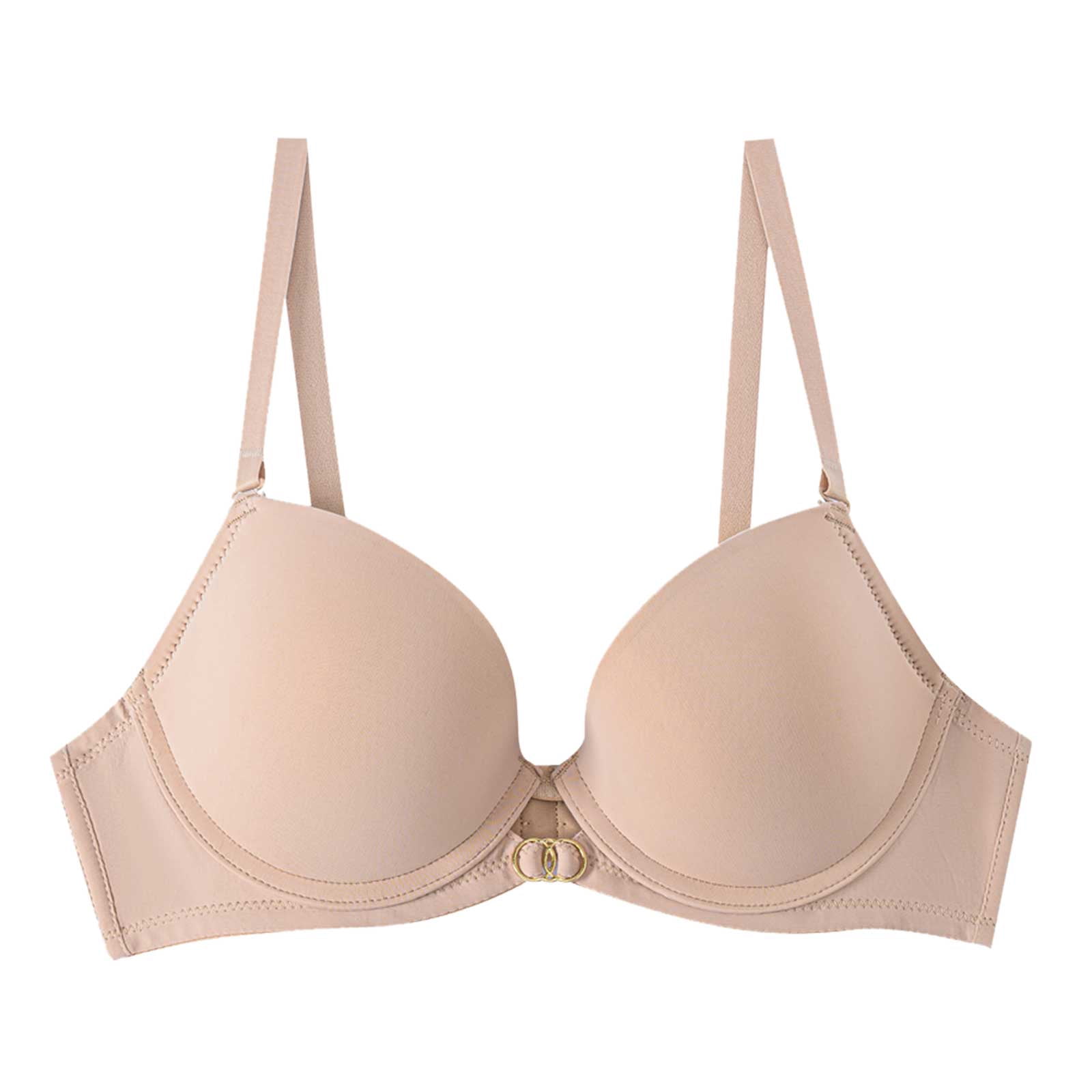 GEWSEY Plus Size Push Up Bra for Women Hide Back Smoothing Bra Seamless ...