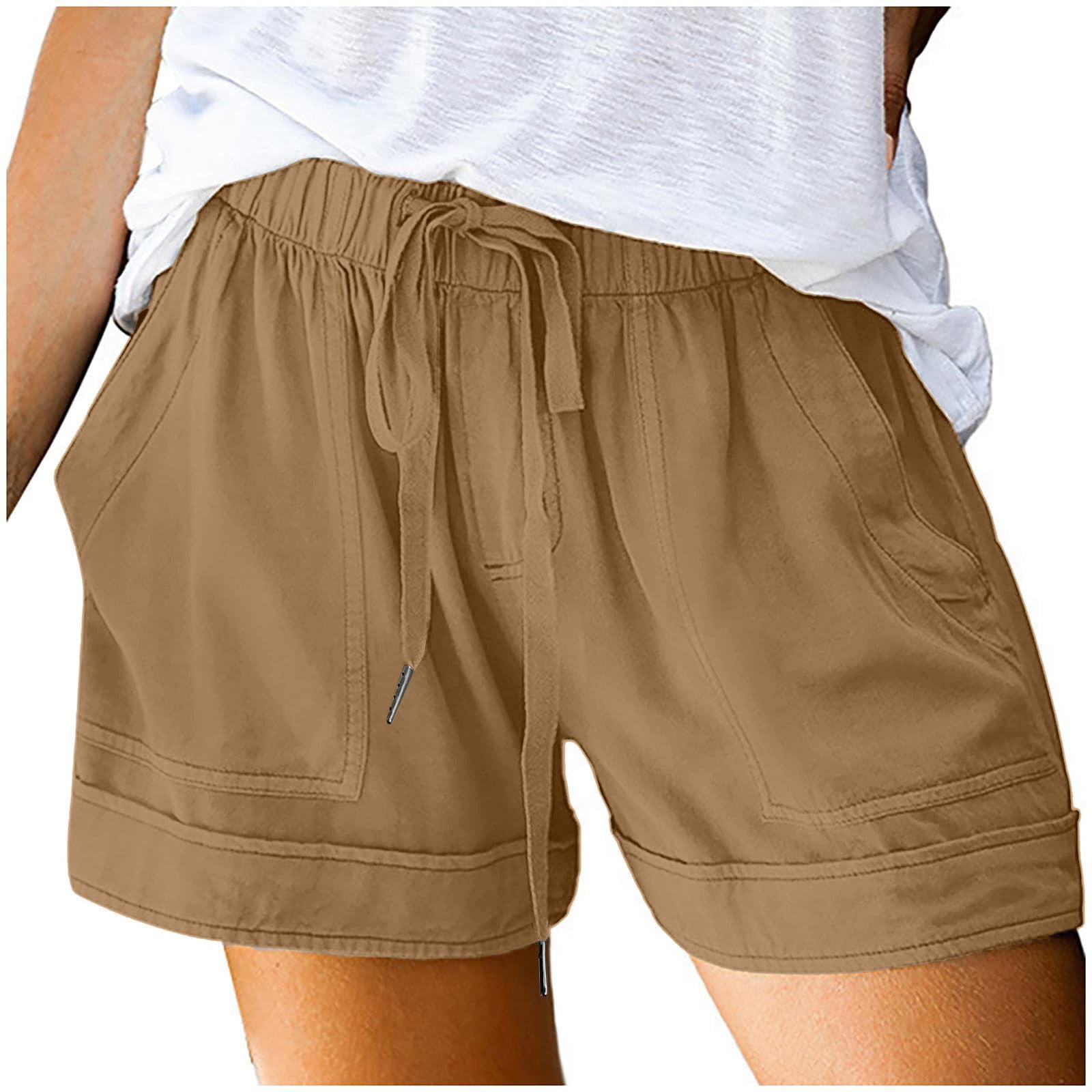 GEWSEY Summer Shorts for Women 2025 Dressy Casual Holiday Beach Shorts ...