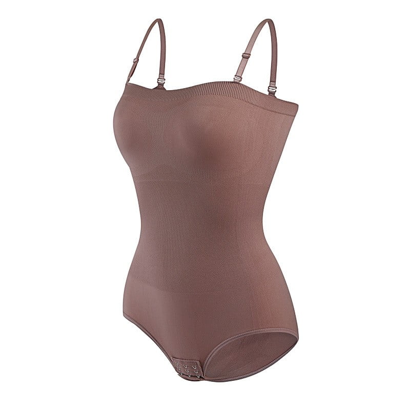 GEWSEY Women Convertible Tube Top Bodysuit Shirt Strapless Sleeveless ...