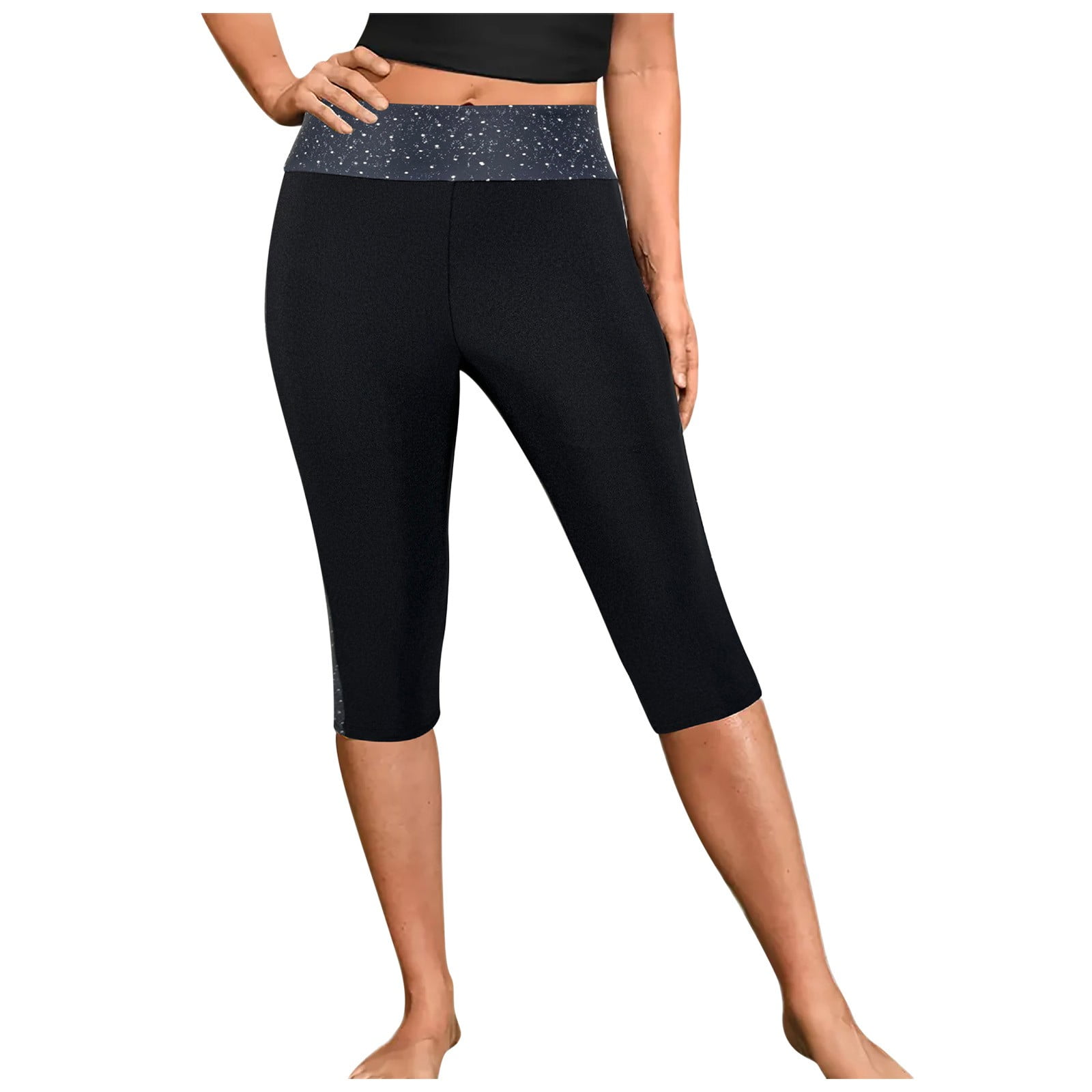 GEWSEY Women's 18" Casual Beach Swim Capri Pants Lightweight Modest ...