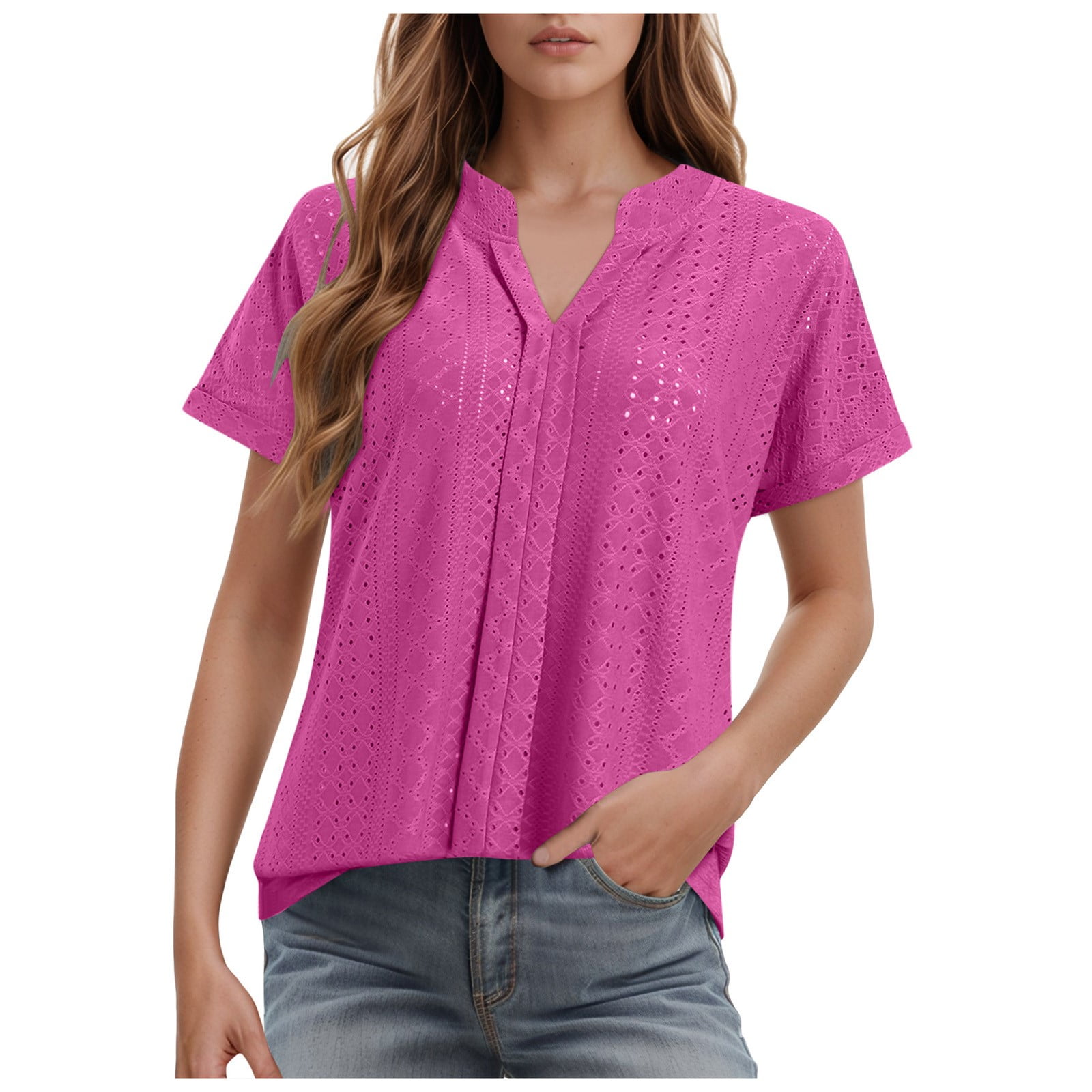 GEWSEY Women's Business Casual Tops Dressy Work Blouses Summer Outfit ...