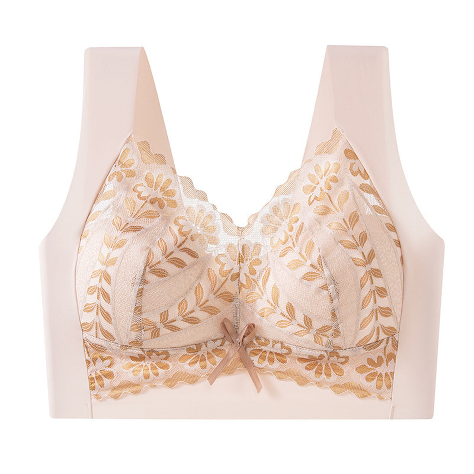 GEWSEY Women's Front Closure Plus Size Full Coverage Lace Underwire ...