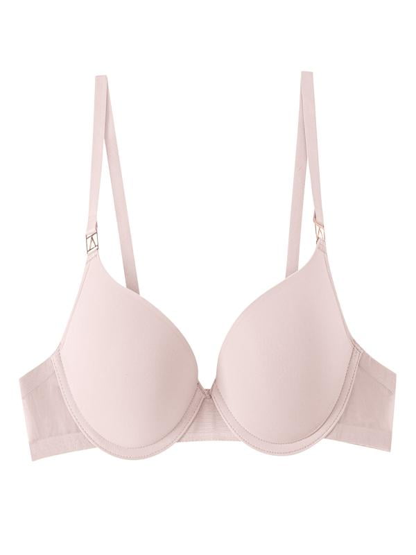 GEWSEY Women's Sexy Balconette Bra Demi Half Cup Scoop Neck Push Up ...