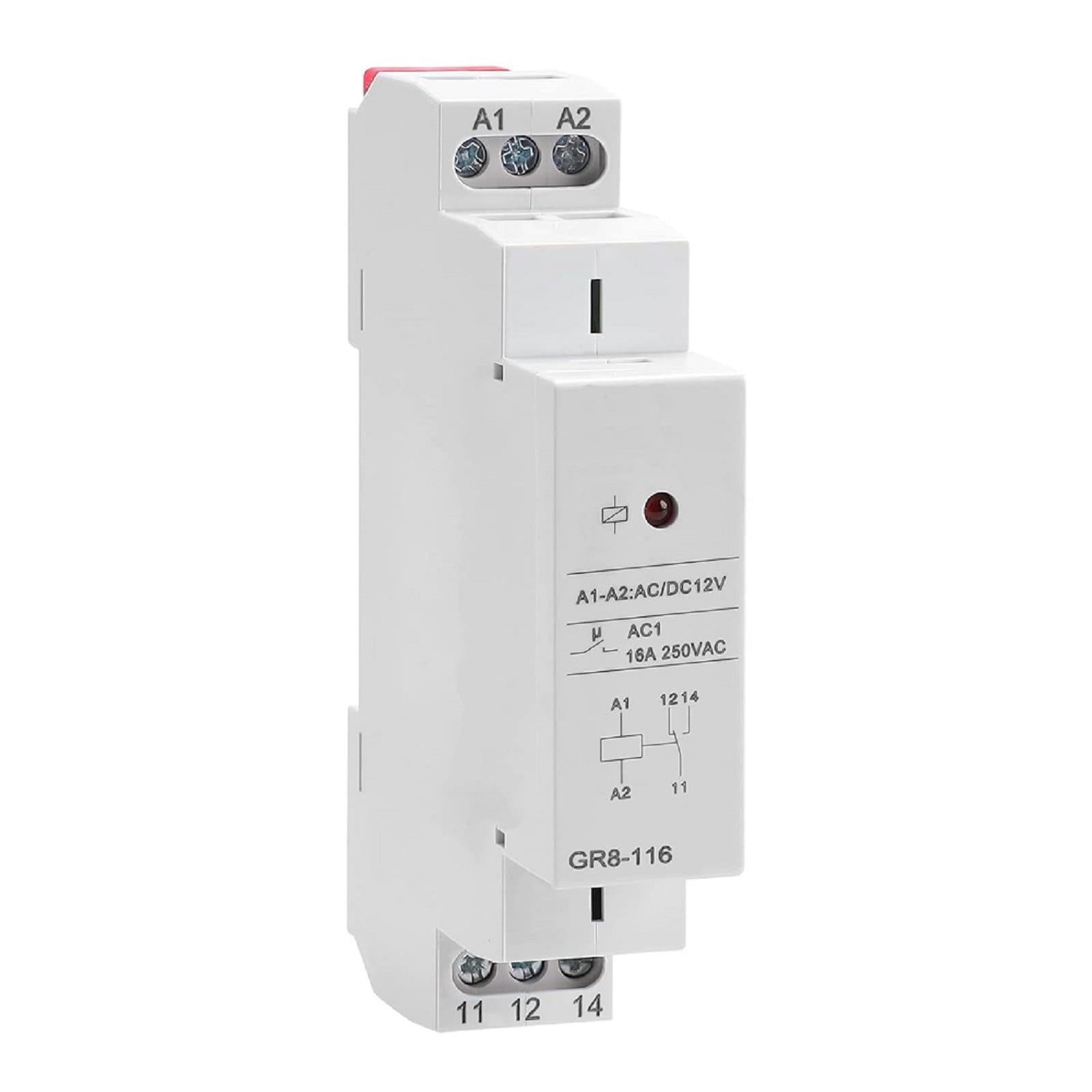 GEYA GR8-116 Intermediate Relay Auxiliary Relay AC DC 12V 24V 48V 110V ...