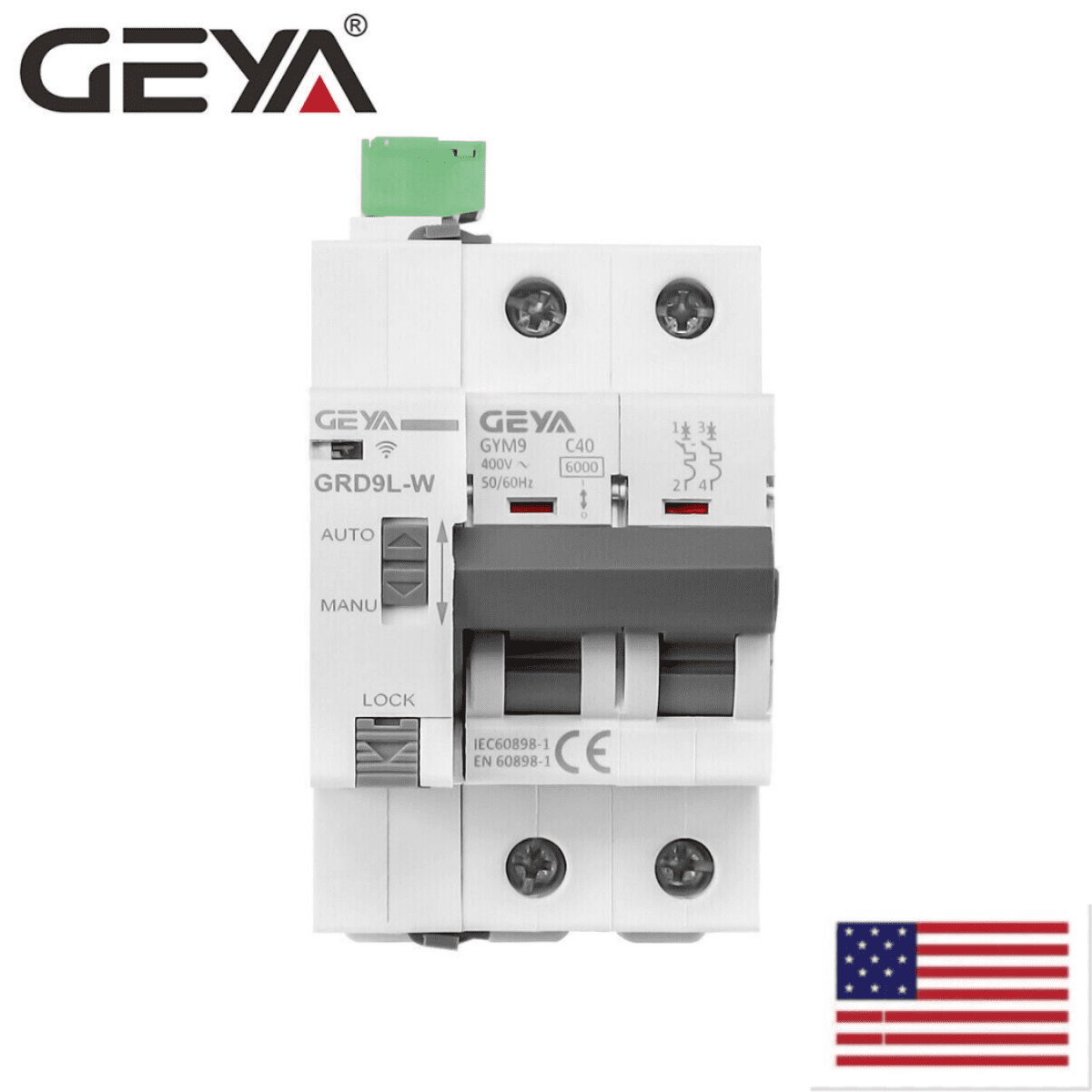GEYA Tuya WIFI MCB Circuit Breaker 2P 63A 110/220V Short Circuit ...