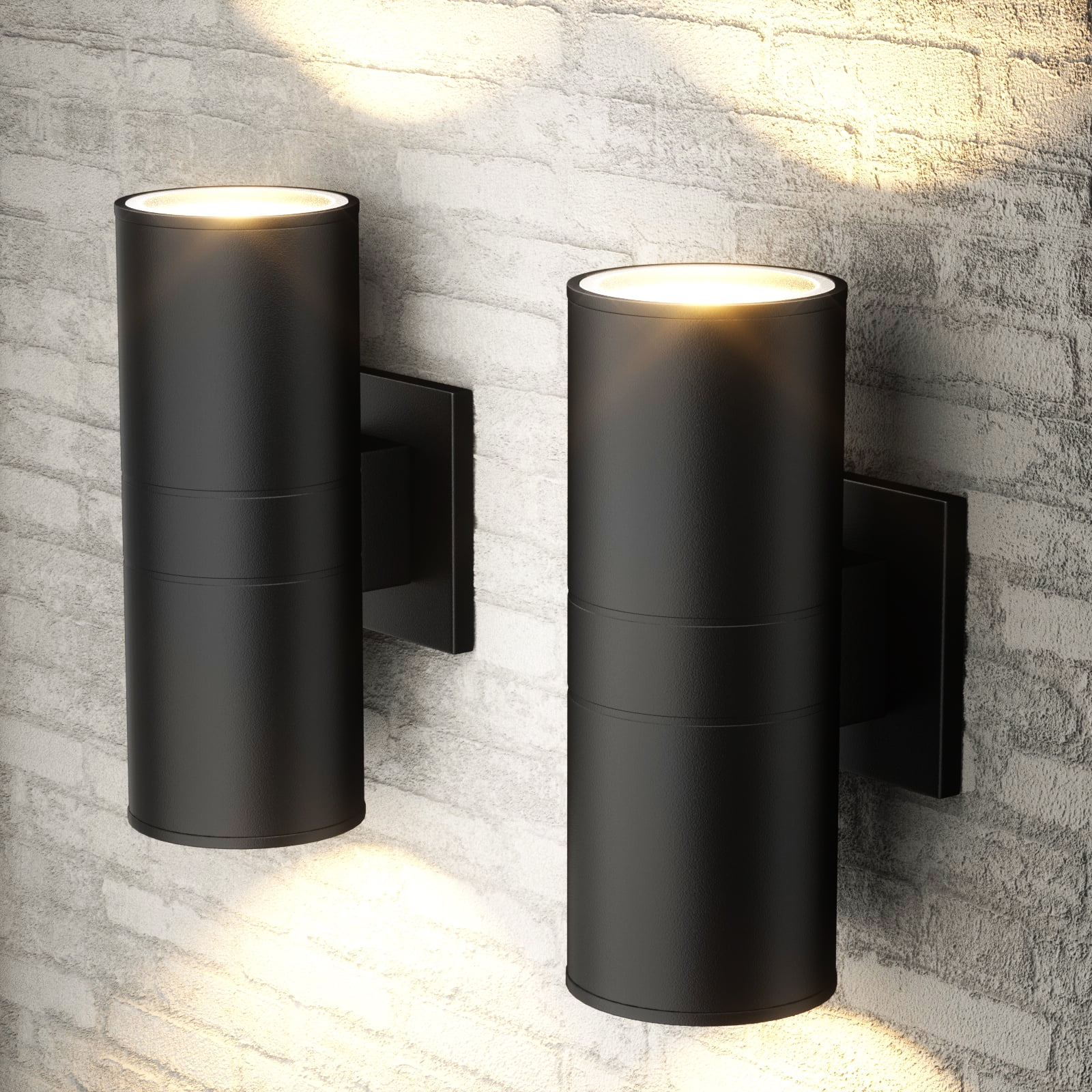 GEYANG Outside Up and Down Wall Sconce, Modern Outdoor Sconce Wall ...