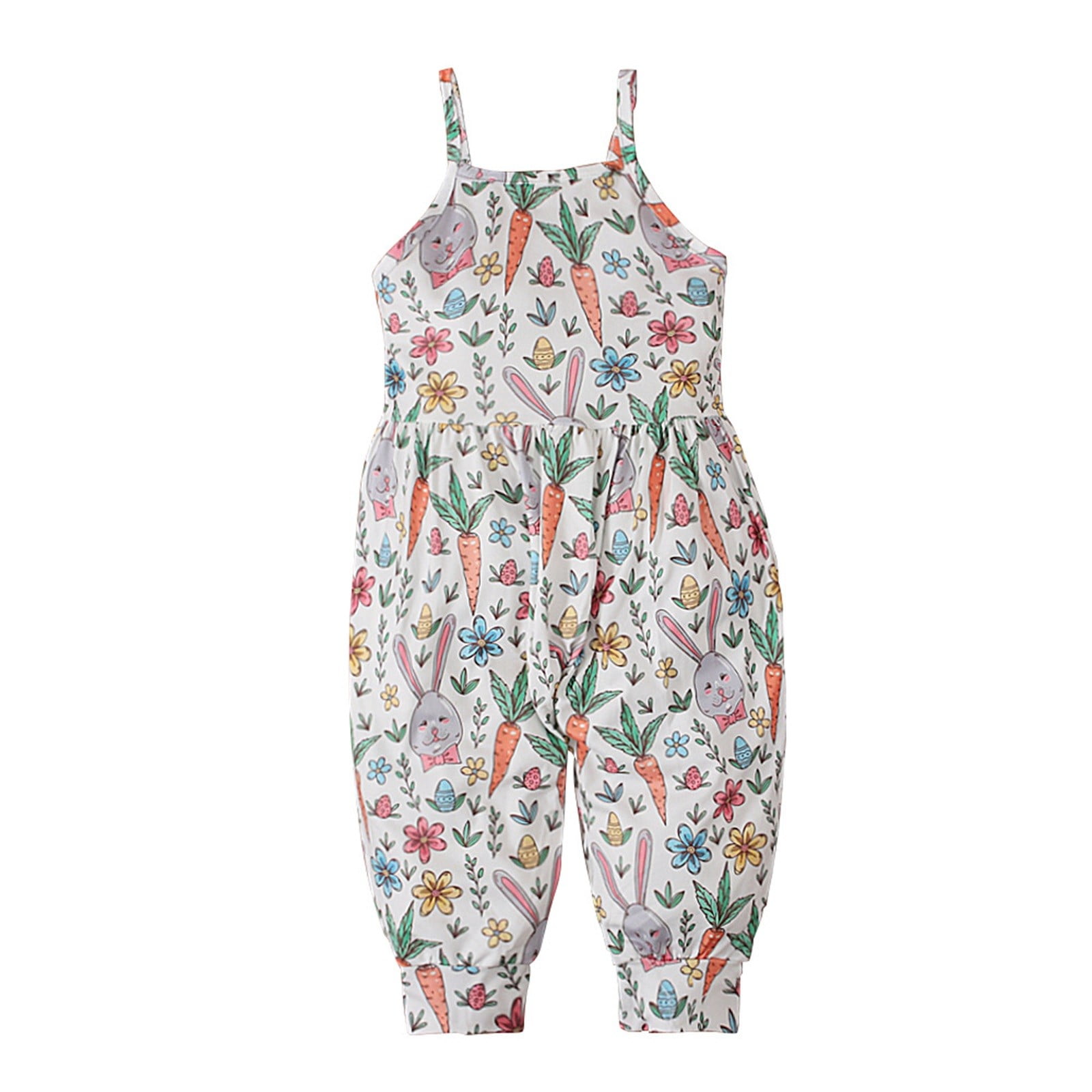 GEZHEN Baby Wedding Clothing Easter Little Girls Overalls Romper Outfit ...