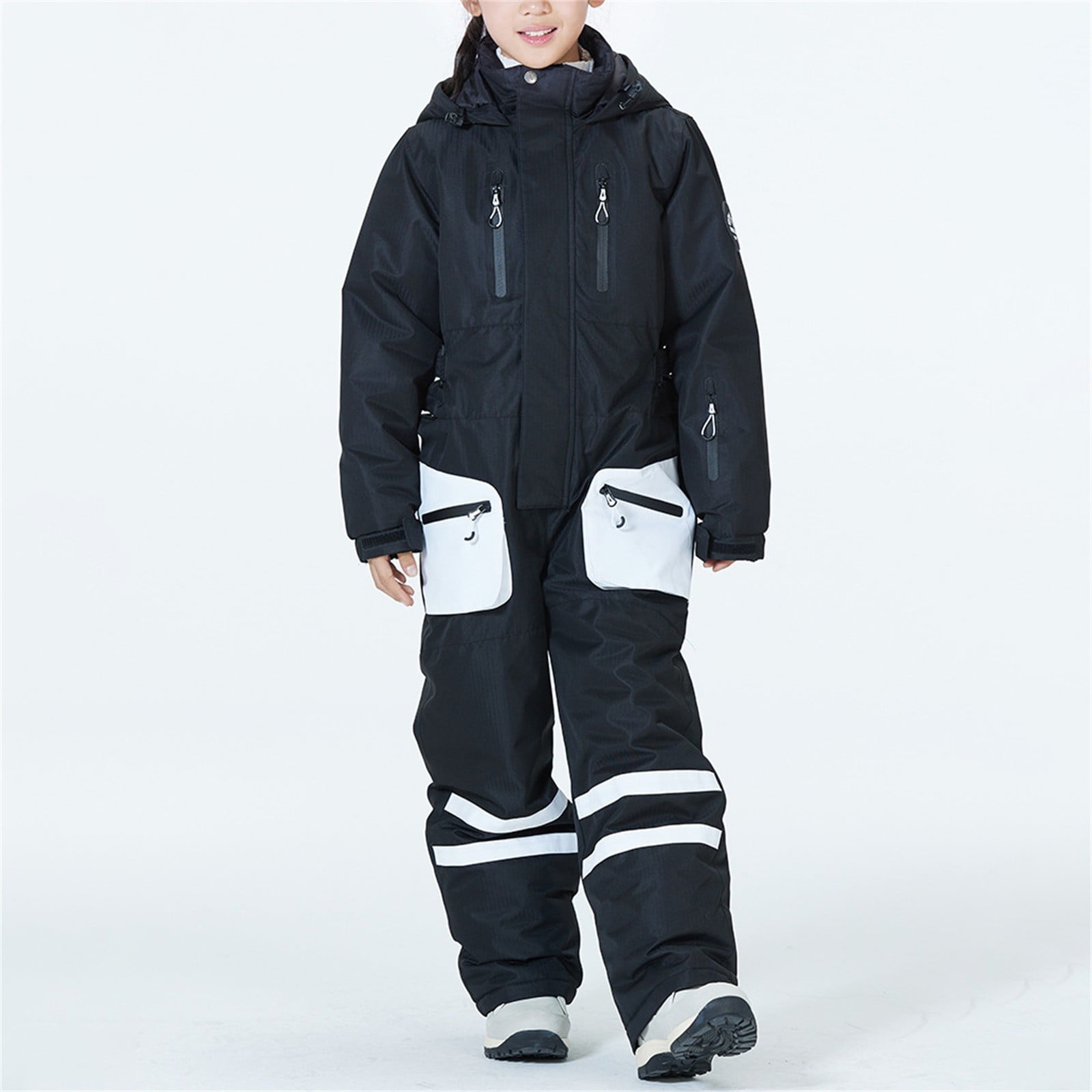 GEZHEN Children's Warm and Breathable One-Piece Ski Suit Toddler Girls Snowsuit Boys’ Snowsuit ...