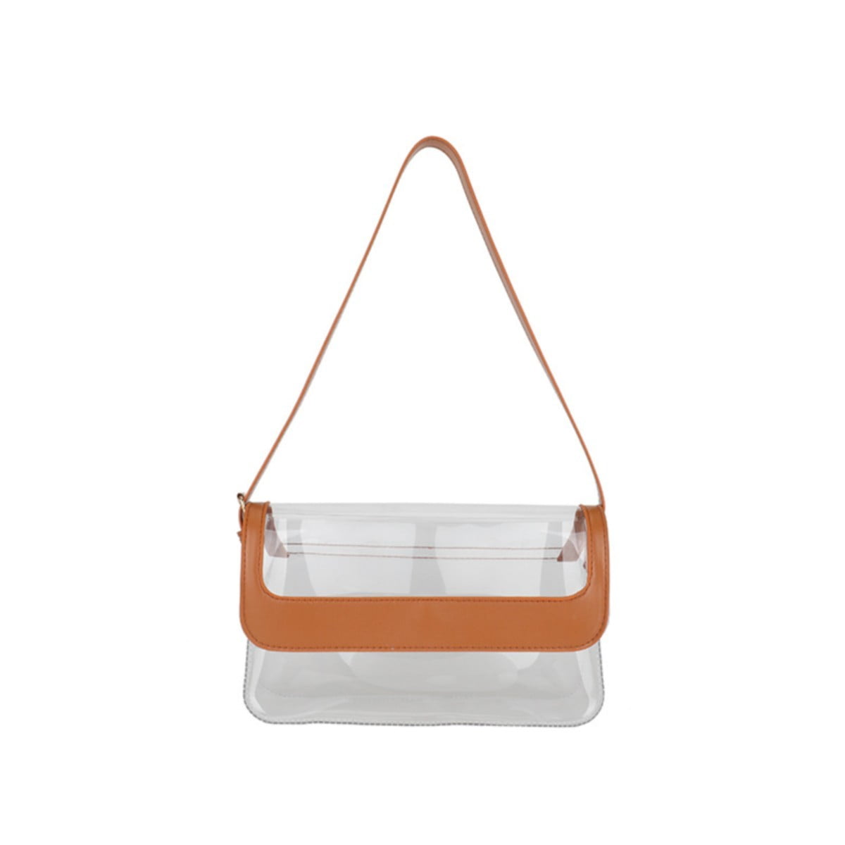 GEZHEN Clear Shoulder Bag Purse 2 in 1 Transparent Crossbody Bag Jelly ...