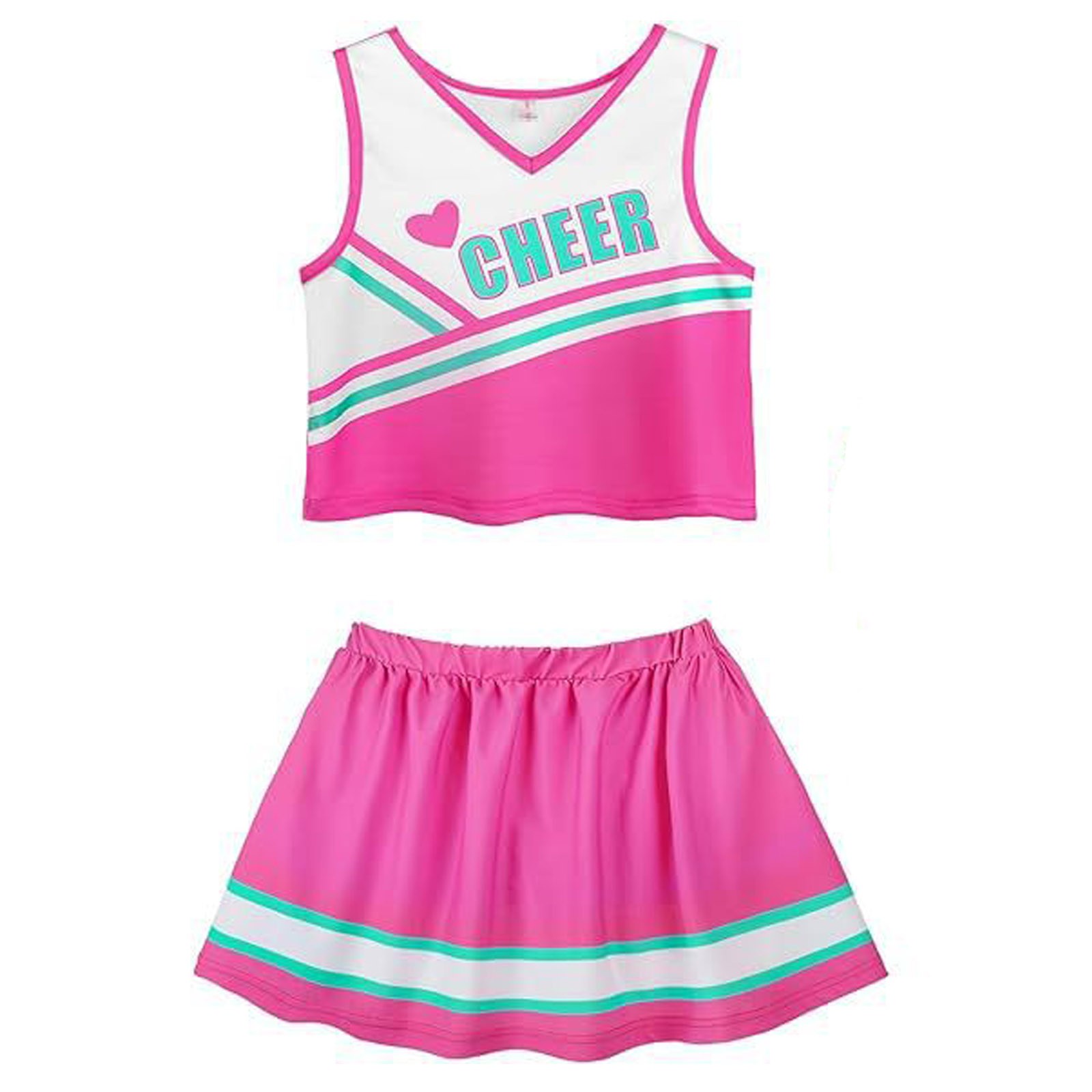 GEZHEN Kids Toddler Girl Outfits Girls Student Sports Cheerleading ...