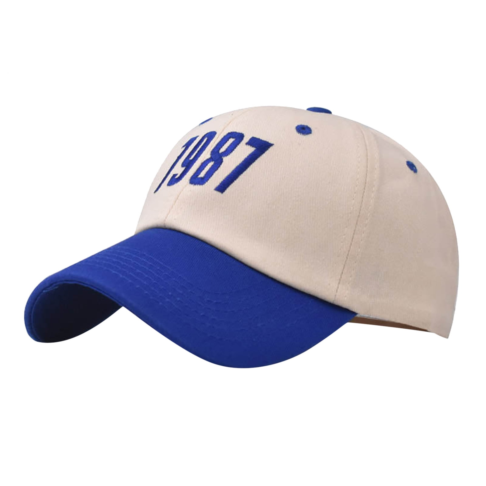 GEZHEN Male Female Neutral Summer Splice Color Embroidery Baseball Caps ...