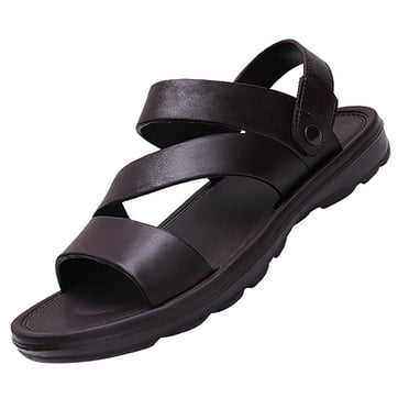 OutPro Men's Hiking Sandals Arch Support Casual Sandals Male Summer ...