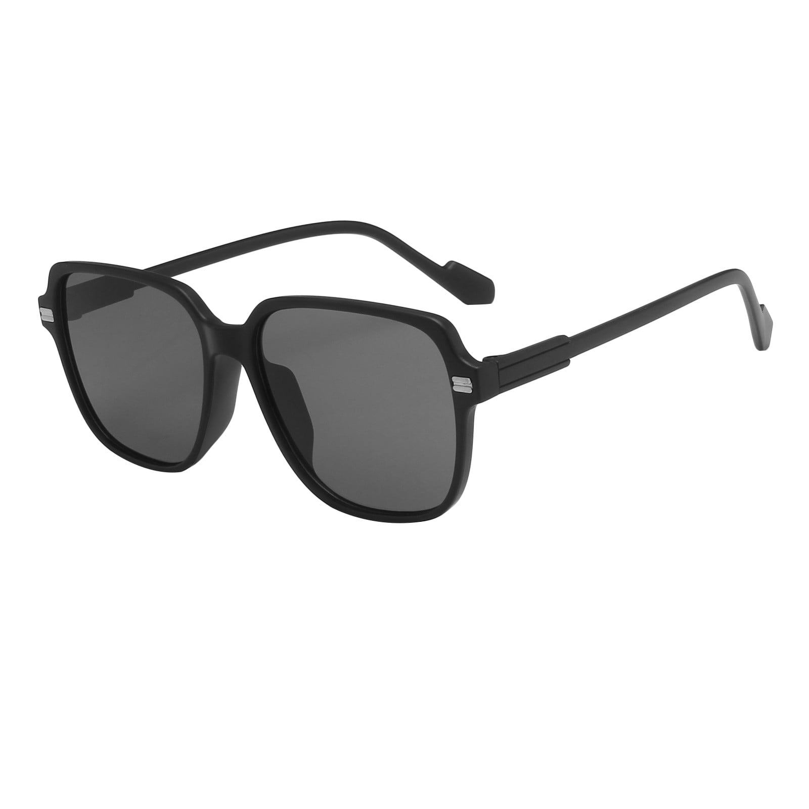 Gezhen Trendy Big Frame Protective Sunglasses Glasses Eyewear Shades Vintage Square Unisex