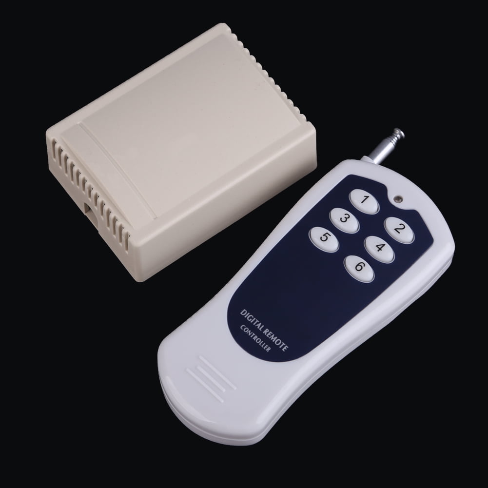 GEjnmdty DC 12V 6CH Channel Wireless RF Remote Control Switch ...