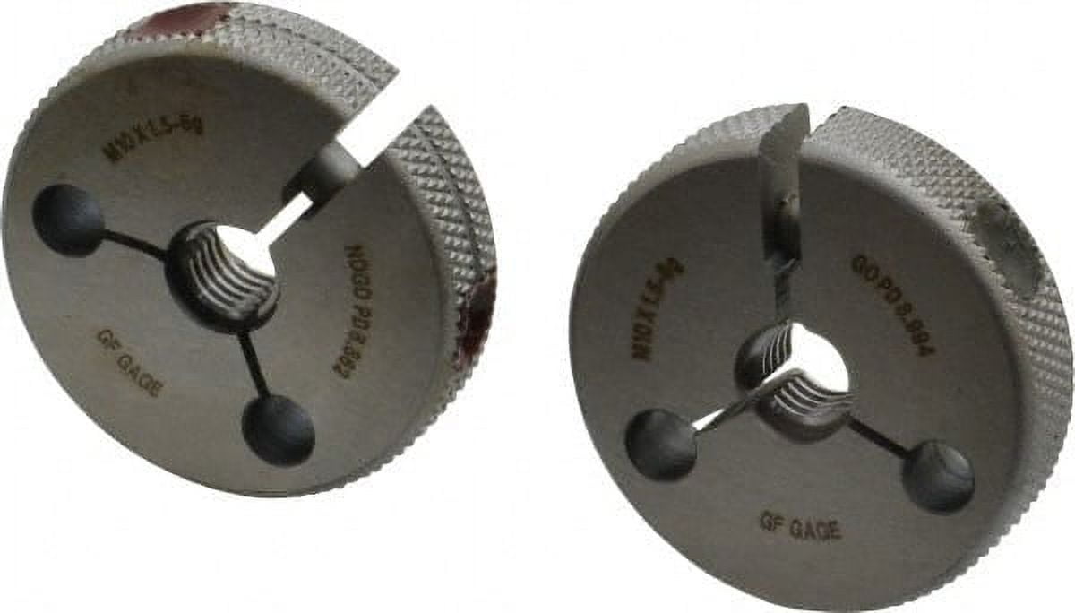 GF Gage M10x1.5 Go/No Go Double Ring Thread Gage Class 6G - Walmart.com