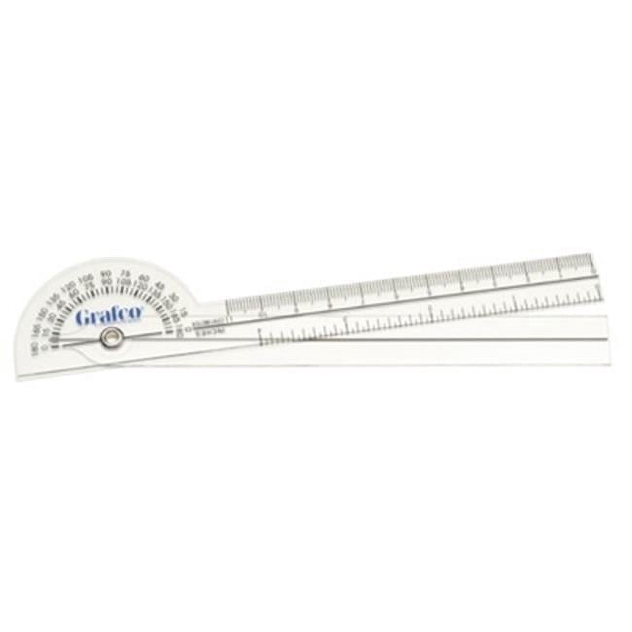 GF Health Products 13635 6 in. Plastic Pocket Goniometer, Clear ...