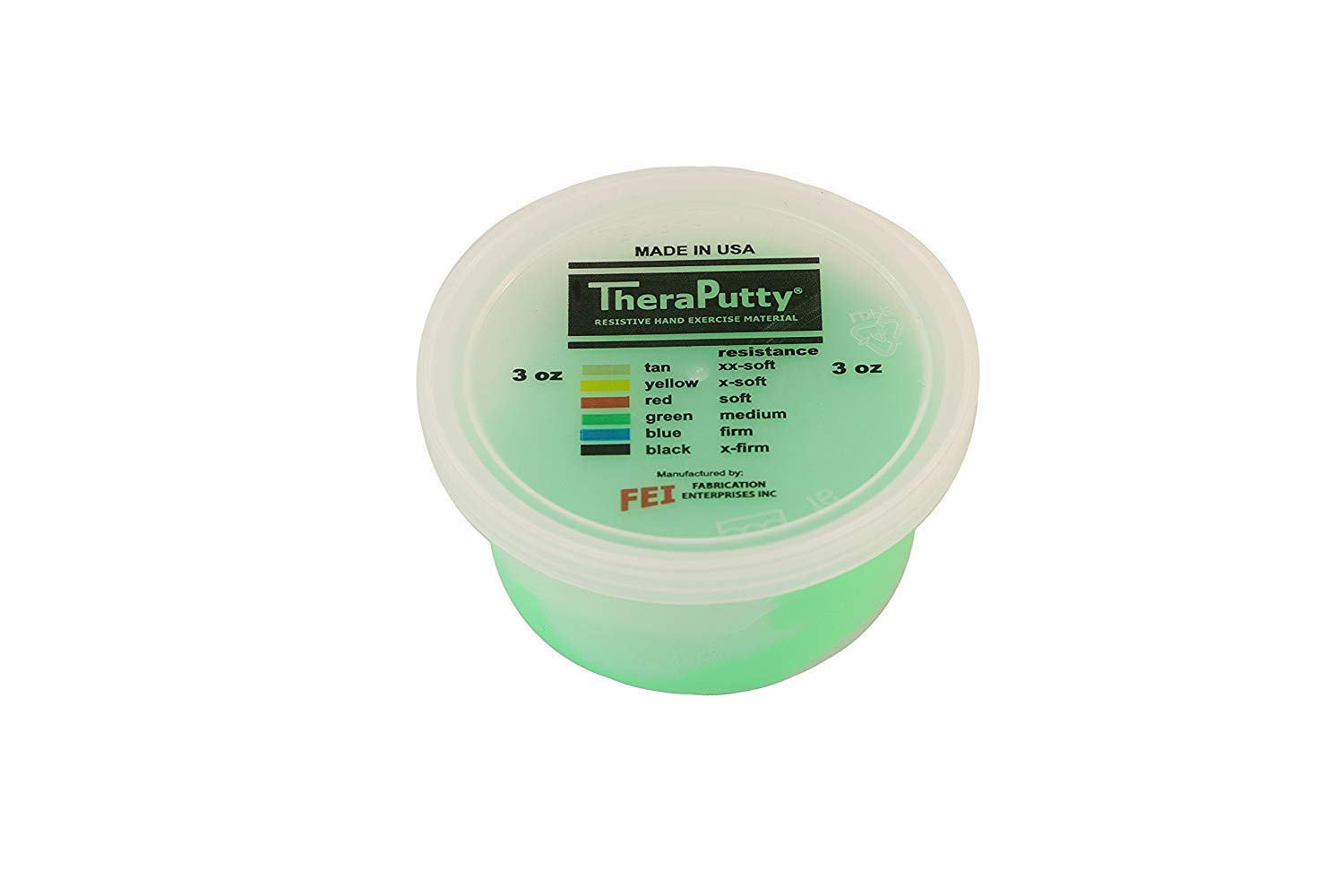 GF Health Products 2013-MF 2 oz Grafco Exercise Putty, Green - Medium Firm - Walmart.com