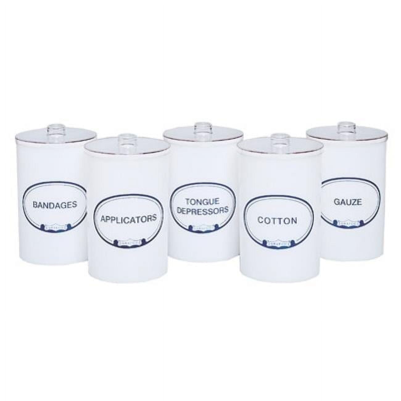 GF Health Products Labeled Opaque Plastic Sundry Jars - Walmart.com