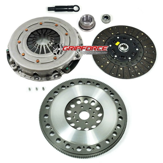 Gripforce Premium Clutch Kit & 4140 Chromoly Flywheel for 96-04 Ford ...