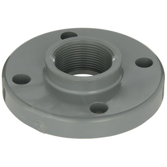 GF Piping Systems CPVC Pipe Fitting, Solid Flange, Schedule 80, Gray, 3 ...